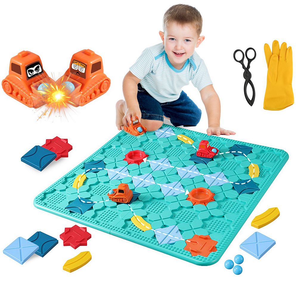 Kids Logical Road Builder Puzzle Toy Montessori STEM Board Game for Ages 38