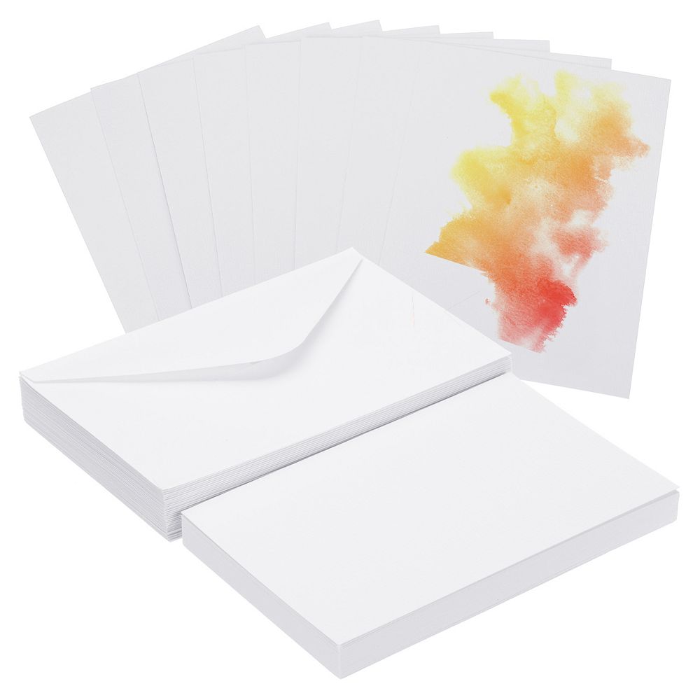 30 Sets Watercolor Cards Postcards with Envelopes 4x6 Inch