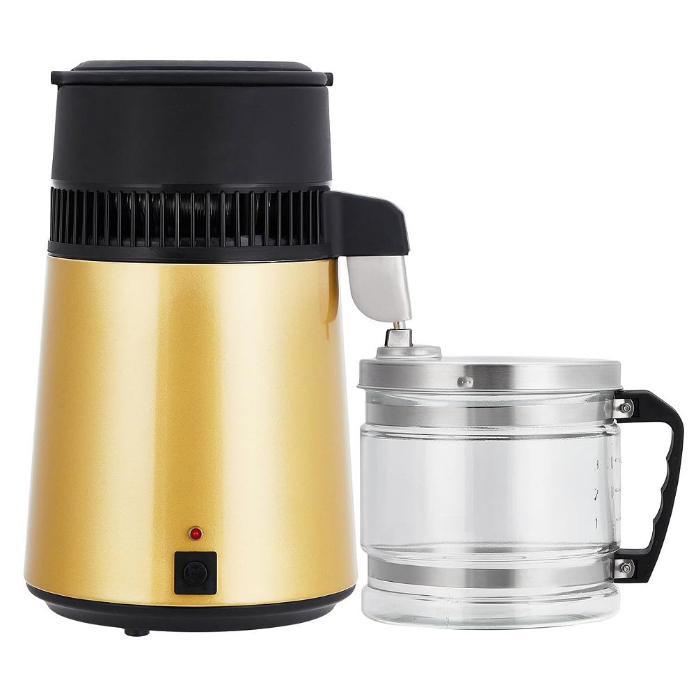 4L Stainless Steel Water Distiller, 1.1 Gallon, Glass Container, for ...