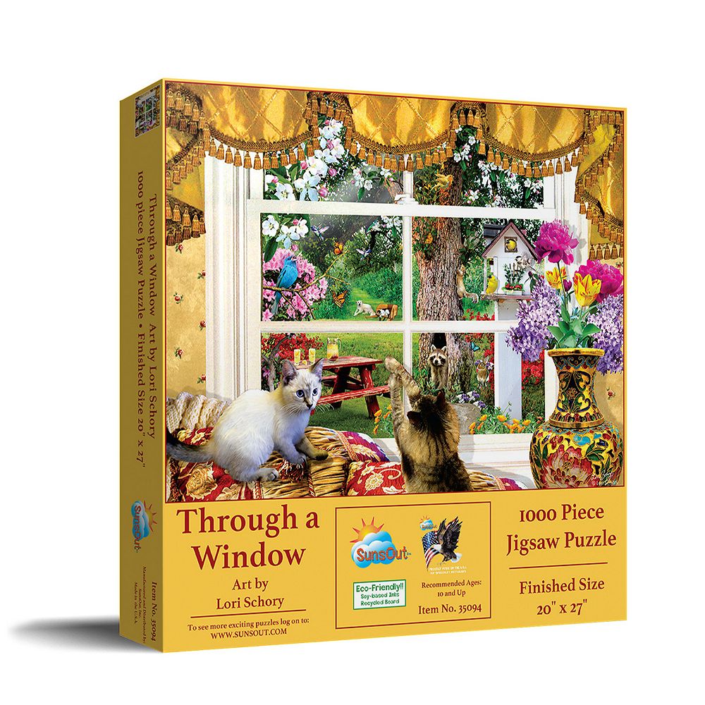 Through a Window 1000 piece Jigsaw Puzzle