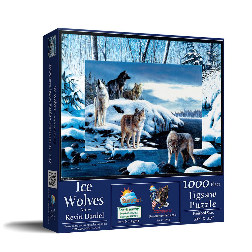 Ice Wolves 1000 piece Jigsaw Puzzle