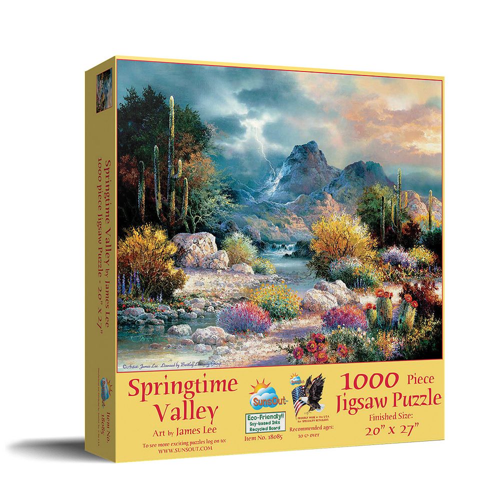 Springtime Valley 1000 piece Jigsaw Puzzle