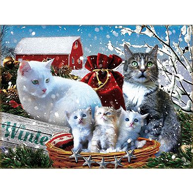 Winter Kitties 300 piece Jigsaw Puzzle