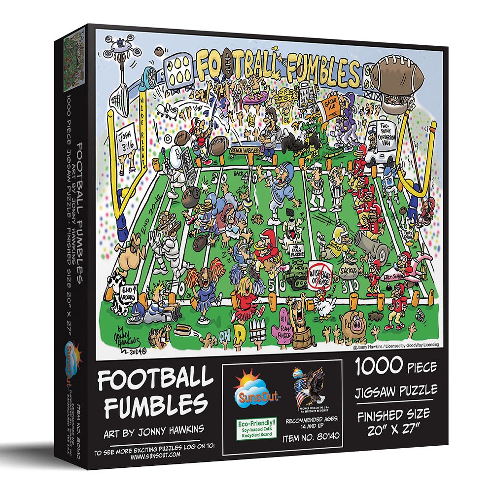 Football Fumbles 1000 piece Jigsaw Puzzle