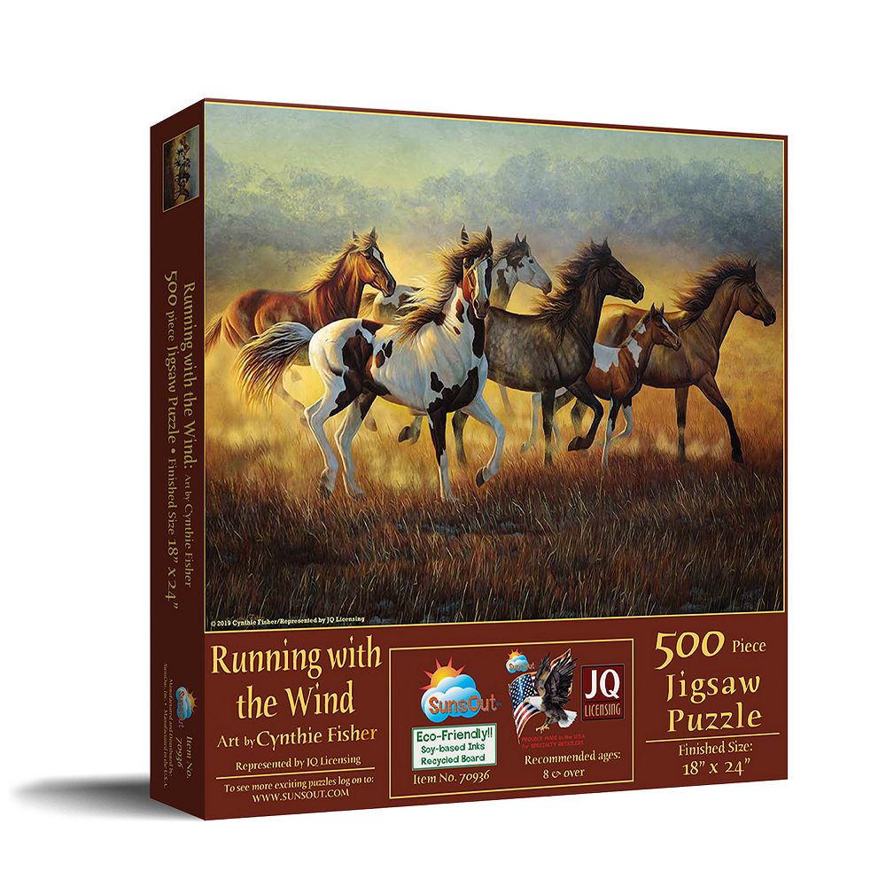 Running with the Wind 500 piece Jigsaw Puzzle