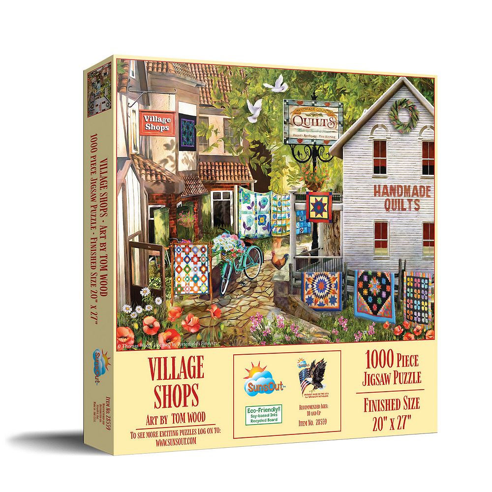 Village Shops 1000 piece Jigsaw Puzzle