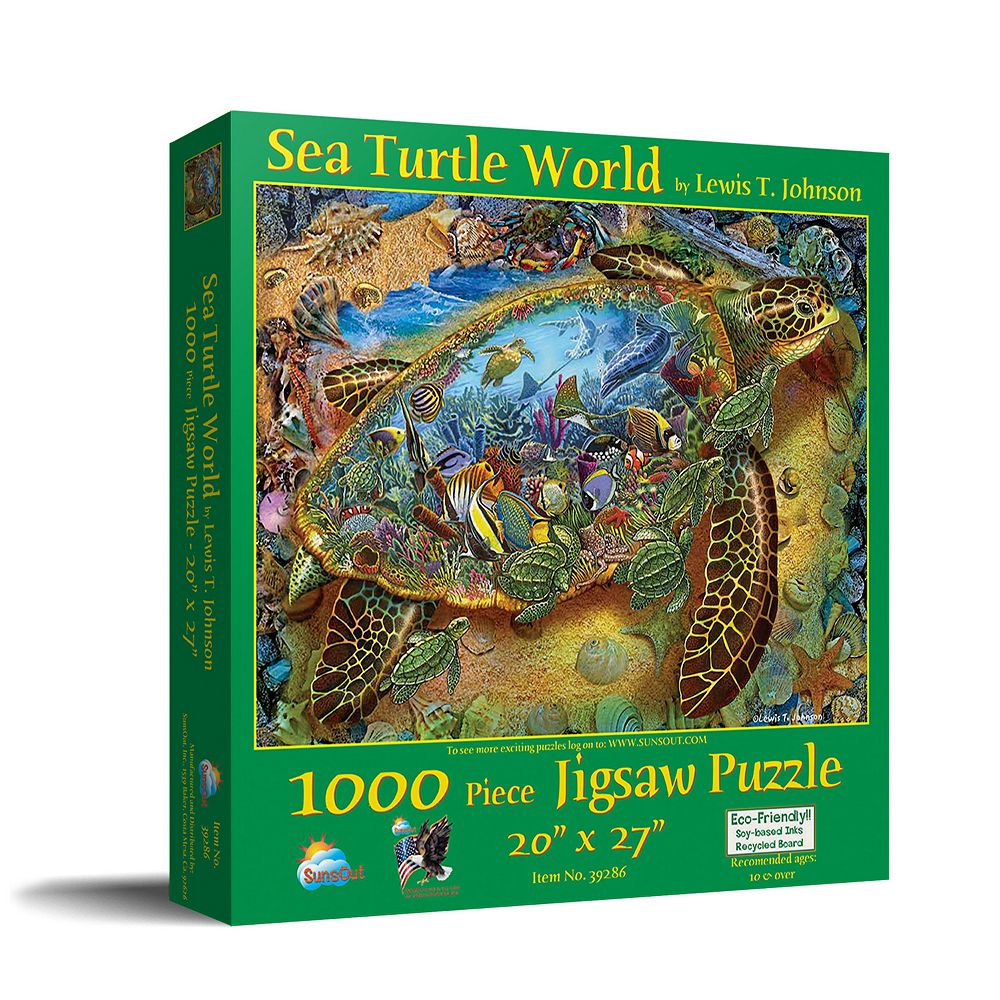 Sea Turtle World 1000 piece Jigsaw Puzzle