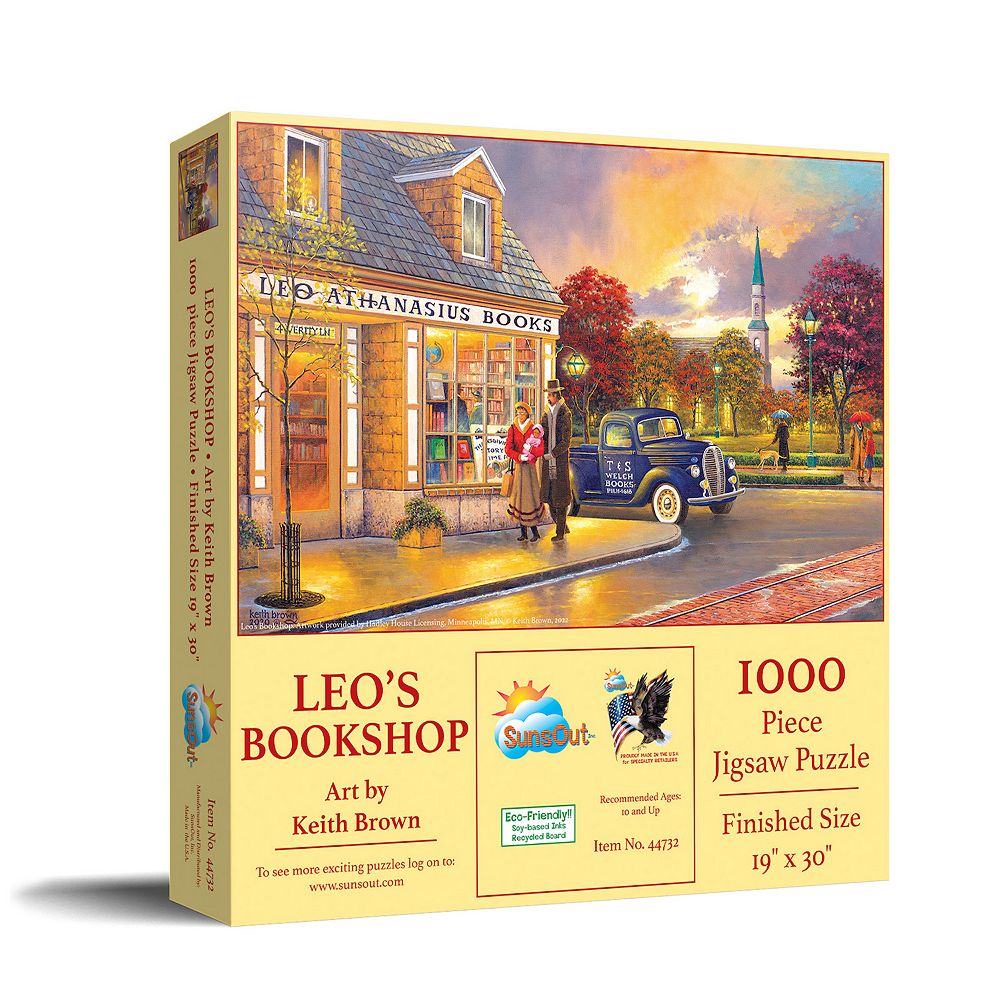Leo's Bookshop 1000 piece Jigsaw Puzzle