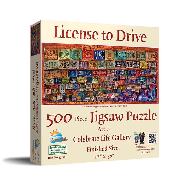 License to Drive 500 piece Jigsaw Puzzle