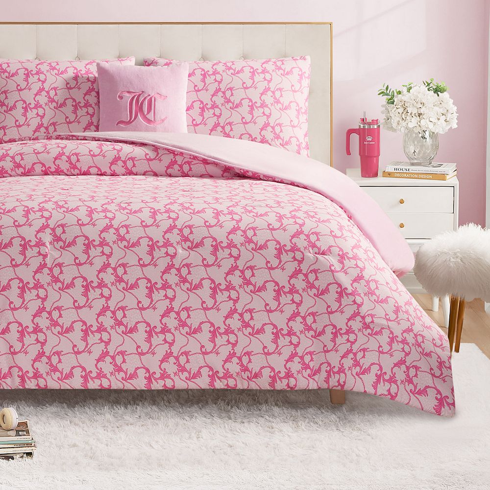 Juicy Couture Printed Pattern Comforter Set