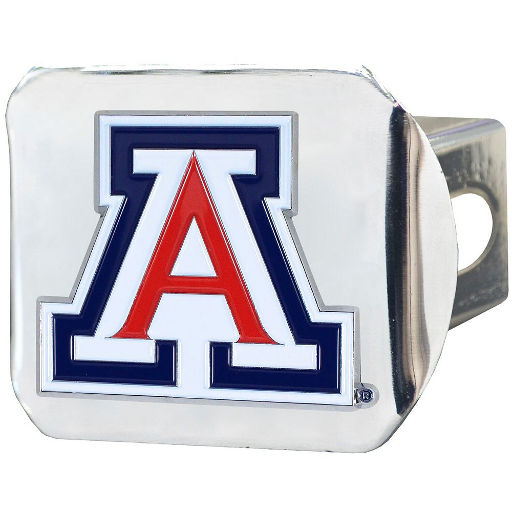 Logo Brands Arizona Wildcats Color on Chrome Hitch Cover