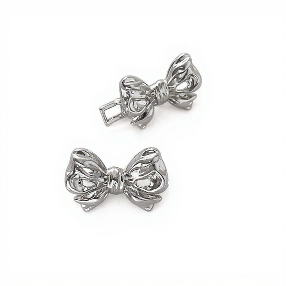 3-Piece Bow-Shaped Jean Waist Extender Set with Decorative Metal Buckle ...