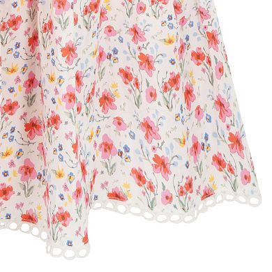 Girls 7-12 Tween Diva 2-Pc. Stretch Denim Faux Corset Top & Floral ...