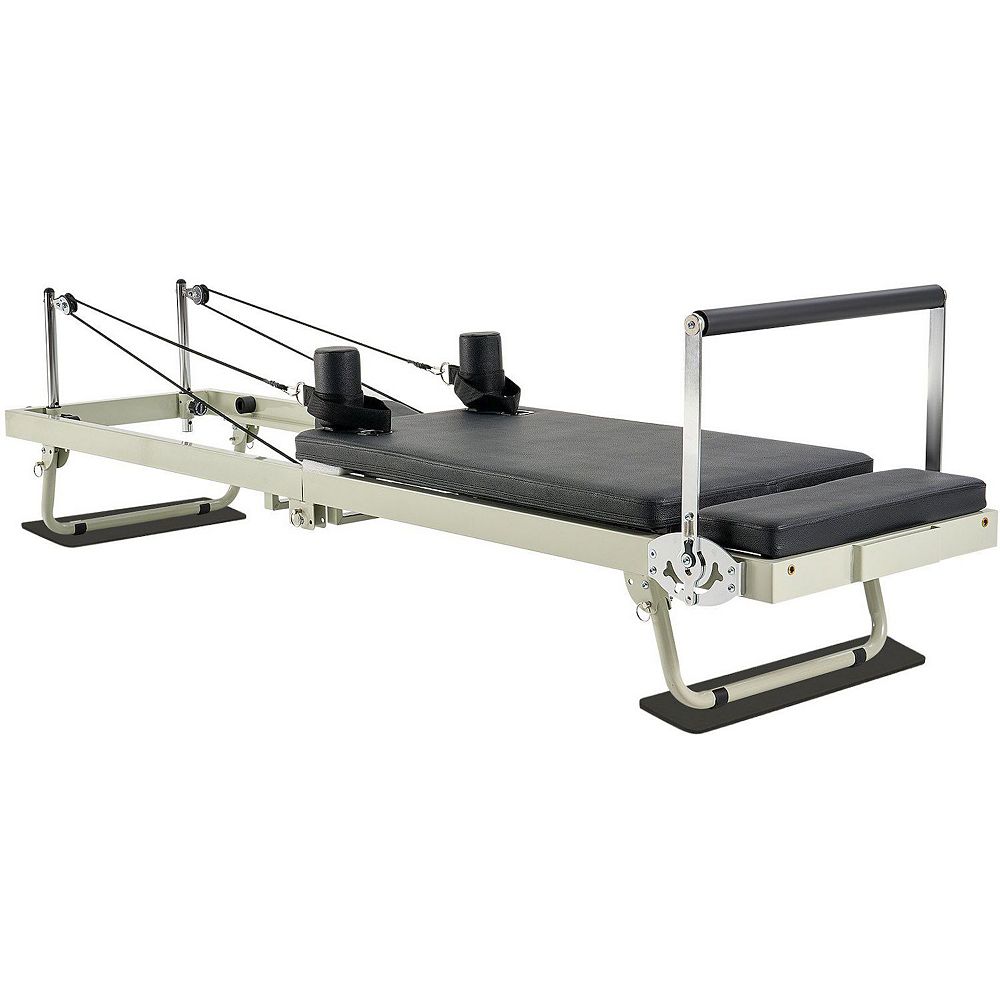 Pilates Reformer for Home Foldable Frame with Springs, Pads, and Jump Board