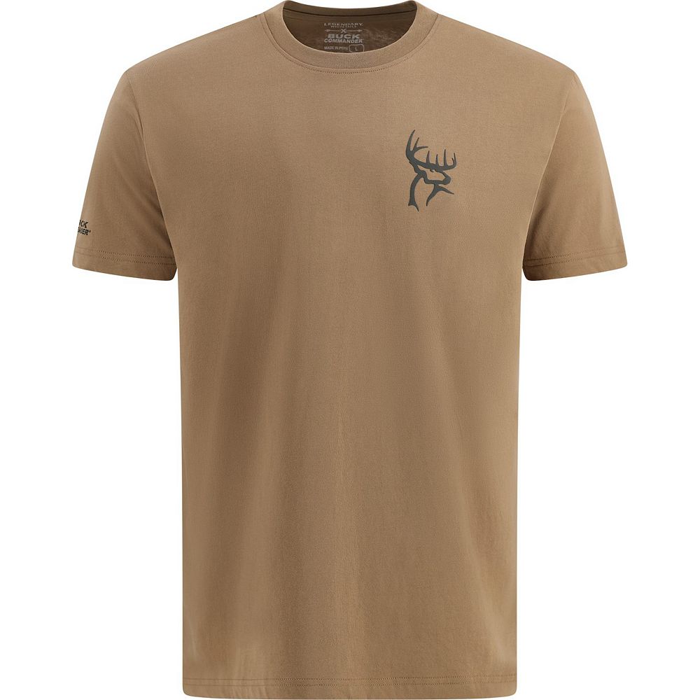 Men's Legendary Whitetails Buck Commander Camo Filled Buck Short Sleeve ...