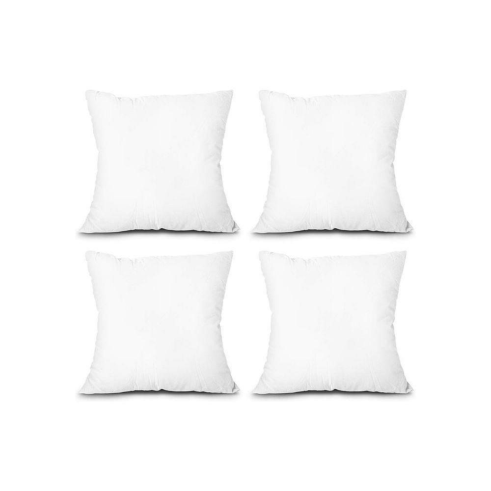 Set-of-4 Lightweight Polyester Throw Pillows