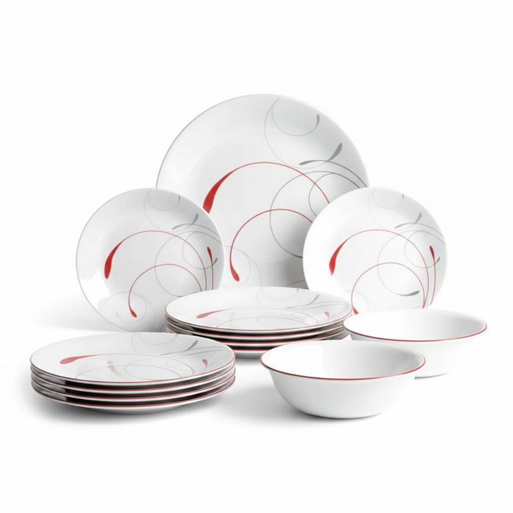 Round Plastic Dinnerware Set