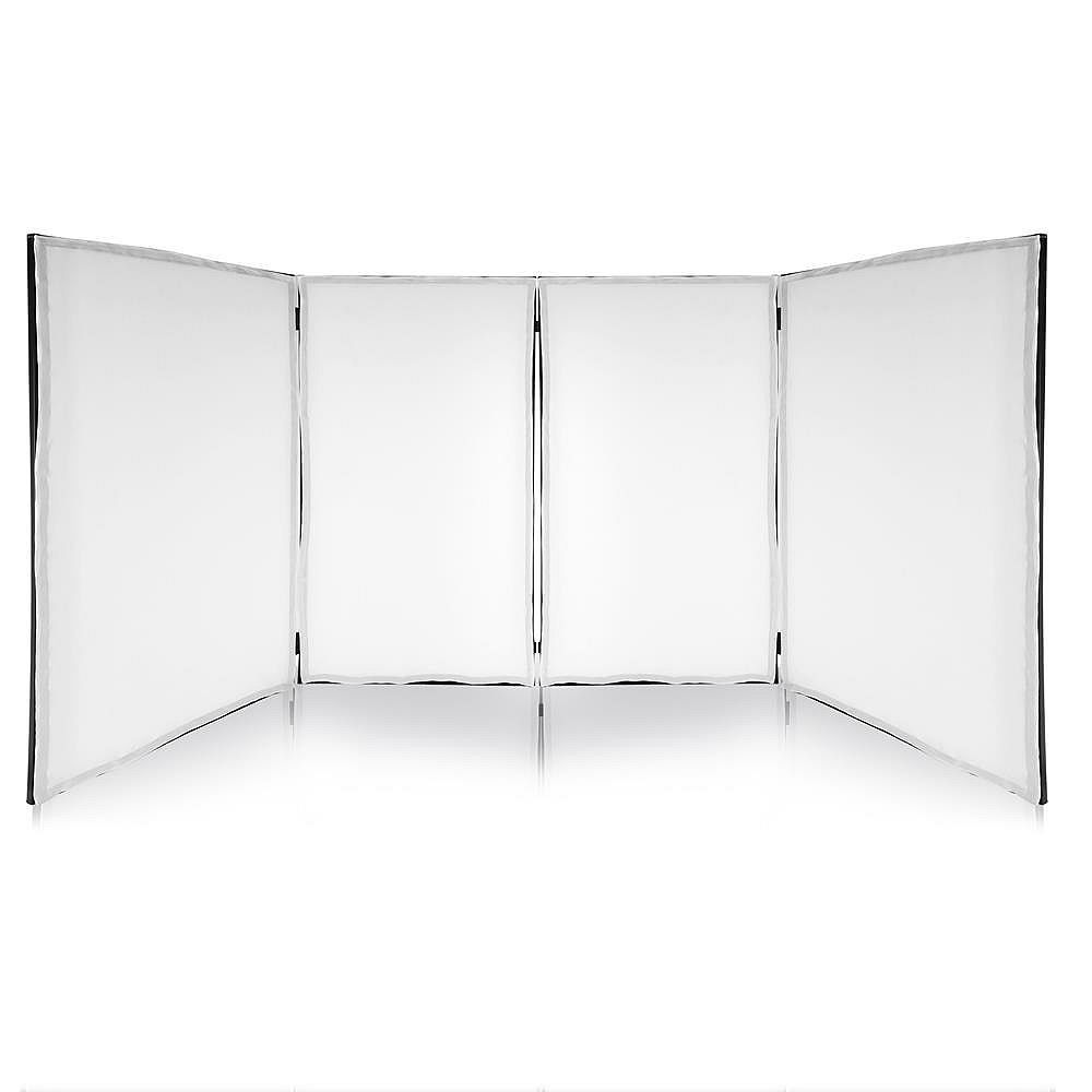 Pyle DJ Booth Cover Screen - DJ Façade Frontboard Display Scrim Panel ...