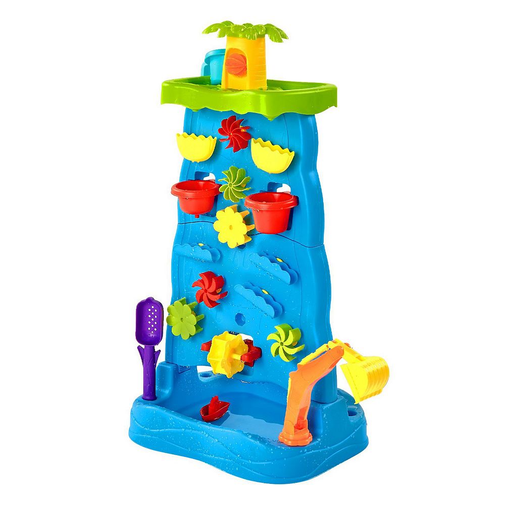 Double-Sided Sand & Water Table with 37 PC Waterfall Set