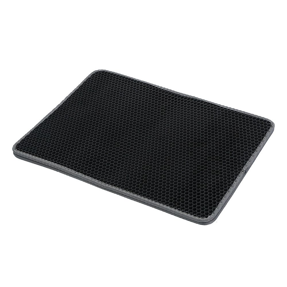 EVA Cat Litter Mat Double Layer Honeycomb Design, Urine-Proof Scatter ...