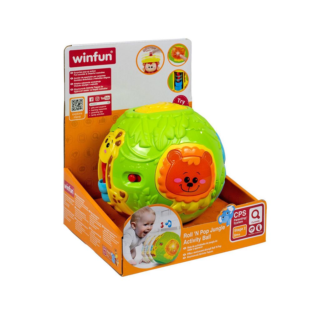 Winfun Roll 'N Pop Jungle Activity Ball