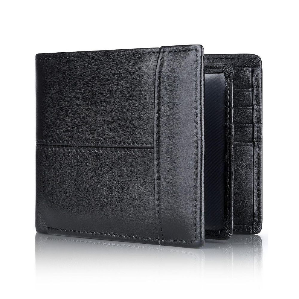 Premium Genuine Leather Wallet for Men - 16 Card Slots, RFID Blocking ...