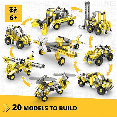 Engino Creative Builder 20-in-1 Multimodel Toy Vehicles Brick Set