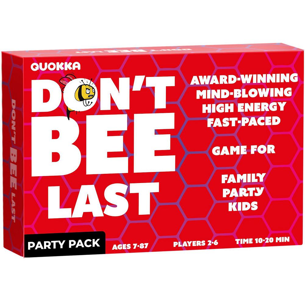 QUOKKA Don’t Bee Last Card Party Game for Kids & Adults - Easy to Learn ...