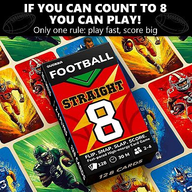 QUOKKA Sports Fast-Paced Card Game 128 Cards, Easy Rules, Matching Game ...
