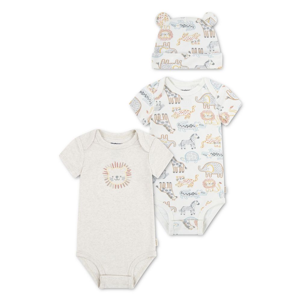 Newborn Baby Boys Huggies Babywear 100% Organic Cotton 2-Pack Zoo ...