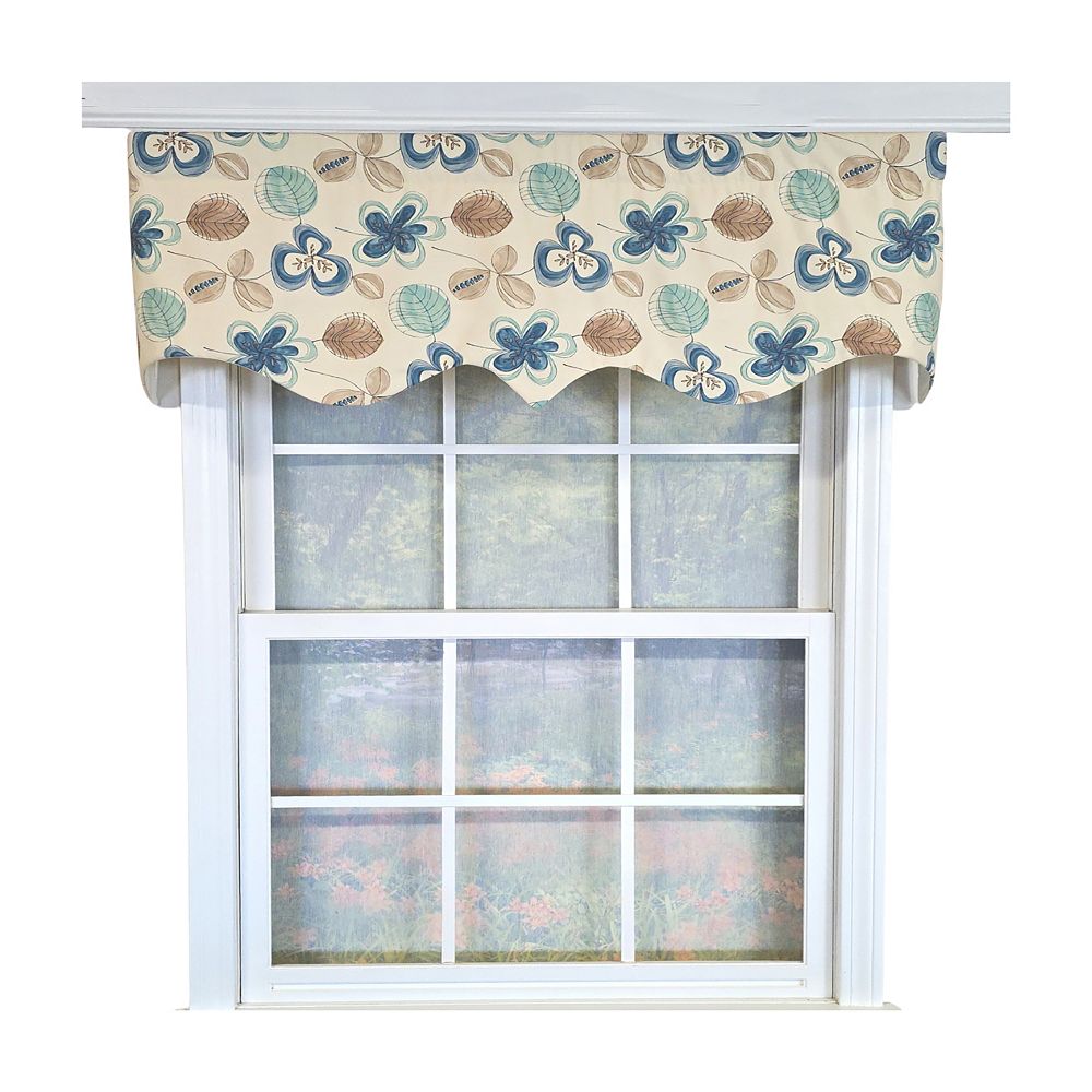 Cotton Jolly Regal Fully lined Windows Rod Pocket Valance