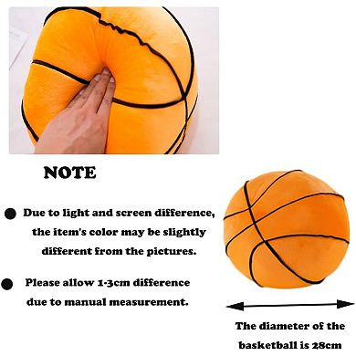 11" Stuffed Basketball Plush Baby Toy,Soft Sport Ball Pillow,Gifts for ...