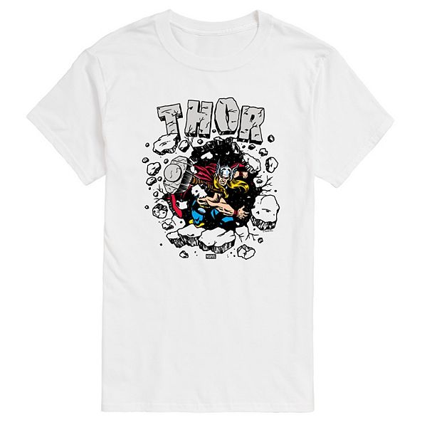 Big & Tall Marvel Thor Rock Burst Graphic Tee