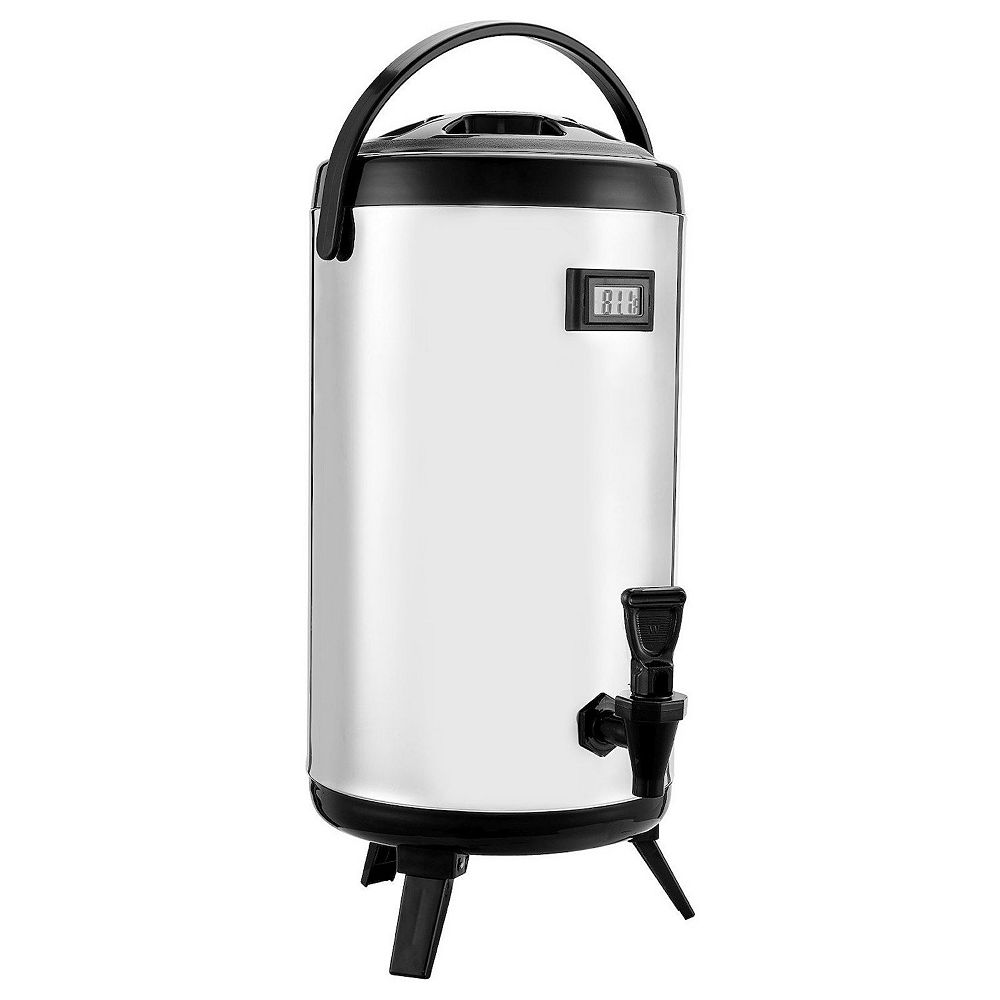 Portable Beverage Dispenser with Spill-Free Spigot and Non-Slip Handle