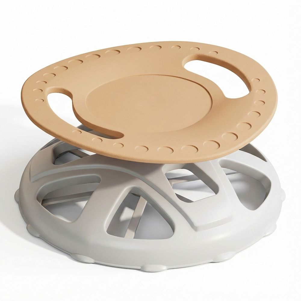 IDEALHOUSE Kids Sensory Swivel Chair - Spinning Balance Training Seat ...