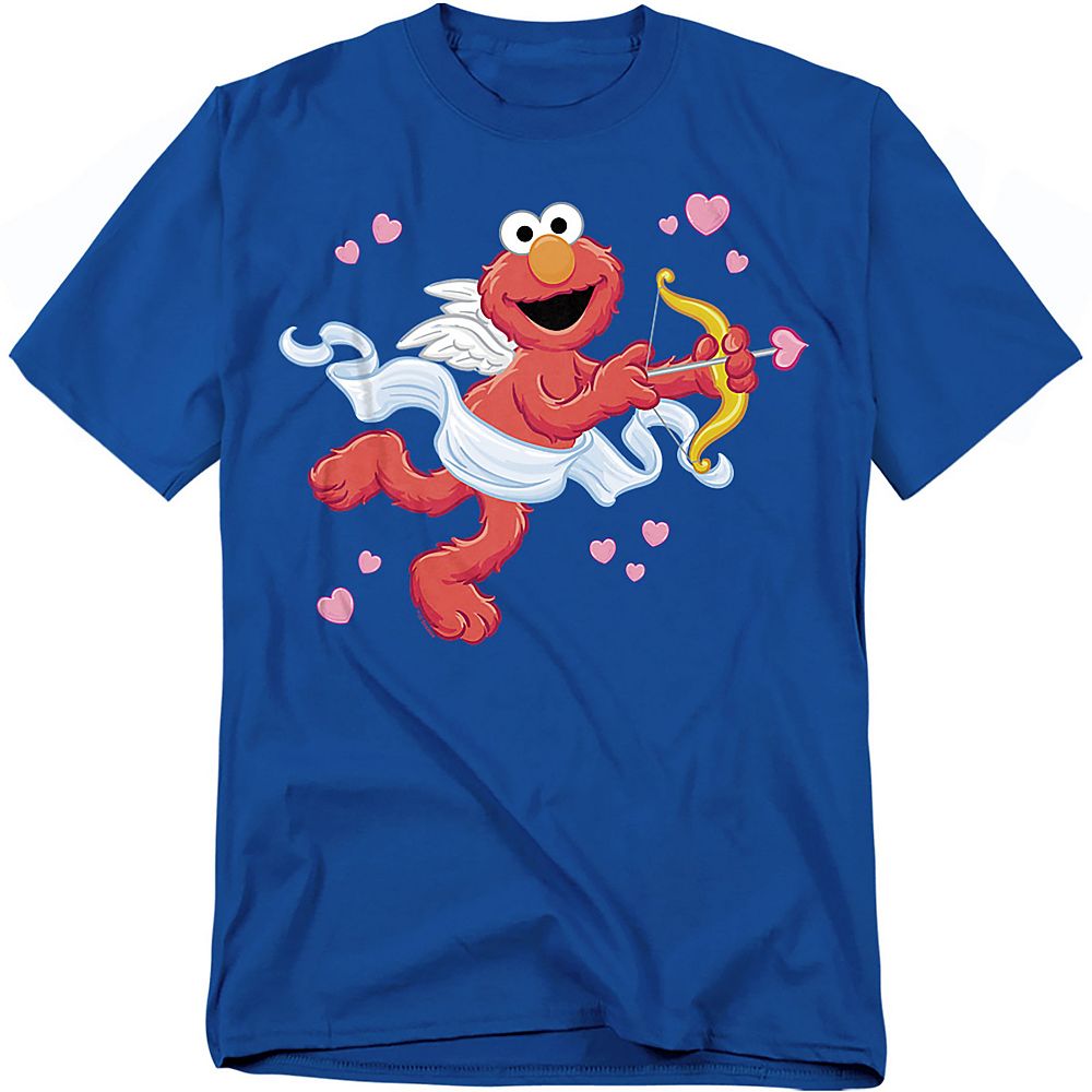 Big & Tall Sesame Street Elmo Cupid Graphic Tee