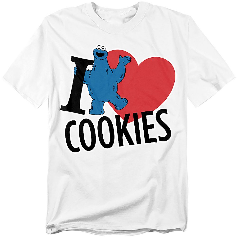 Big & Tall Cookie Monster "I Heart Cookies" Graphic Tee