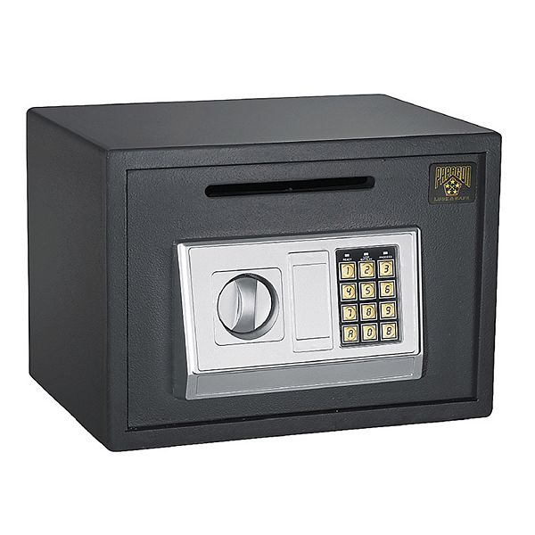 Paragon Drop Safe Electronic Safe Deposit Box with Keypad and 2 Manual ...