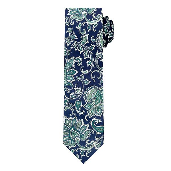 Jacob Alexander Men's English Paisley Neck Tie - 2.5" Slim Width