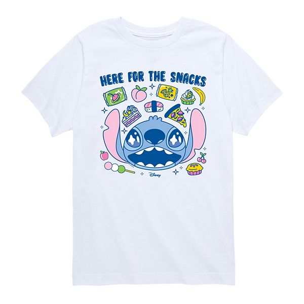 Boys 8-20 Disney's Lilo & Stitch Here For The Food Graphic Tee