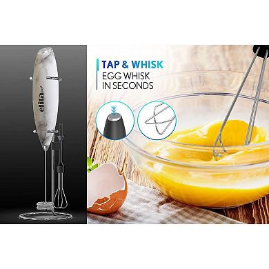 Zulay Kitchen Elita Pro Ultra High Speed Double Whisk Milk Frother ...
