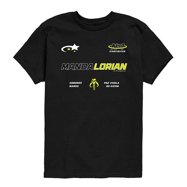 Boys 8-20 Star Wars The Mandalorian Racing Jersey Graphic Tee