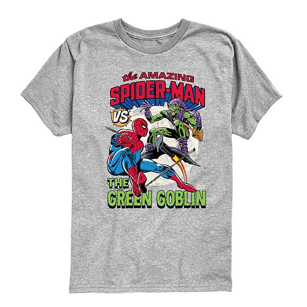Boys 8-20 Marvel The Amazing Spider-Man Vs The Green Goblin Graphic Tee