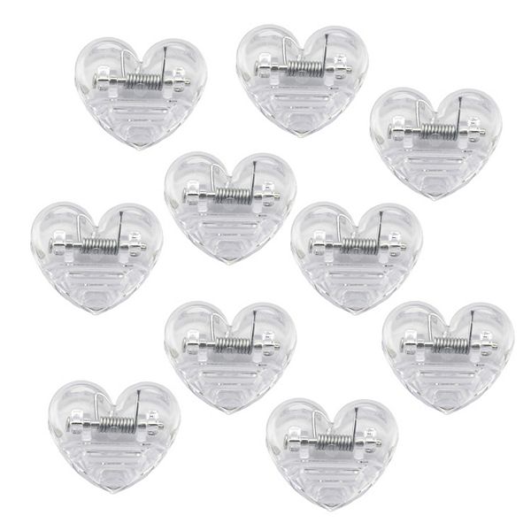 Heart Shape Memo Clips Decorative Desk Organization Set 10 Pairs Cute ...