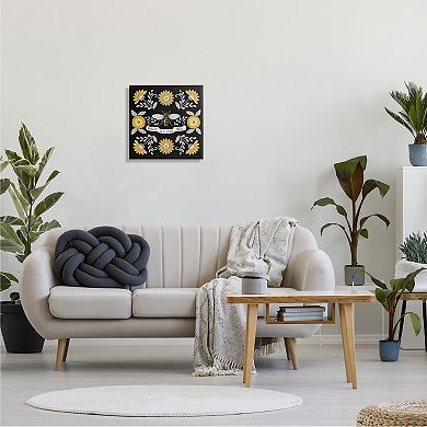 Stupell Home Decor Sweet as Can Bee Vintage Floral Canvas Wall Art