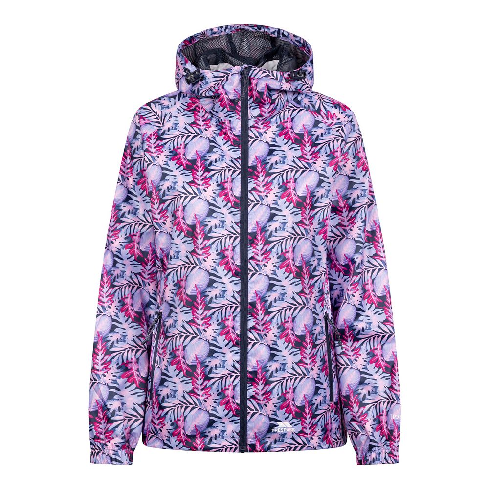 Trespass Womens/Ladies Indulge Foliage Print Packaway Jacket