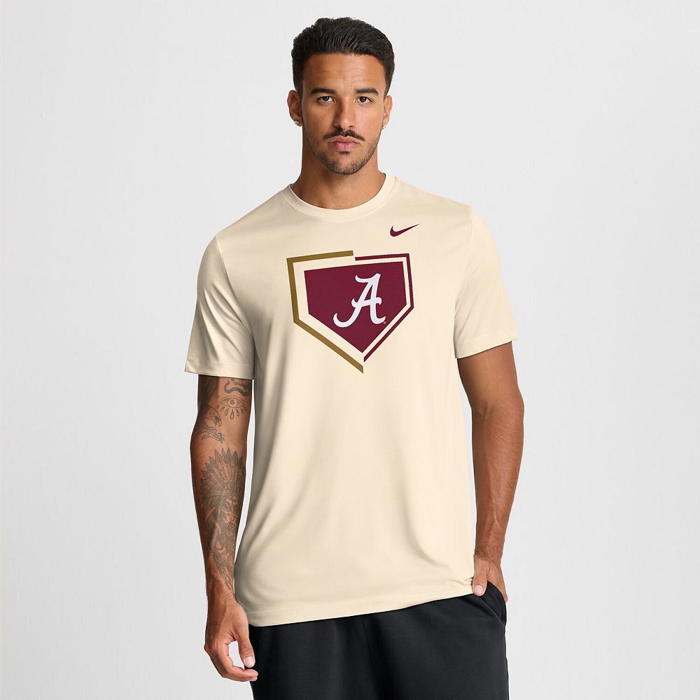 Men's Nike Natural Alabama Crimson Tide Primetime Baseball Icon Legend ...
