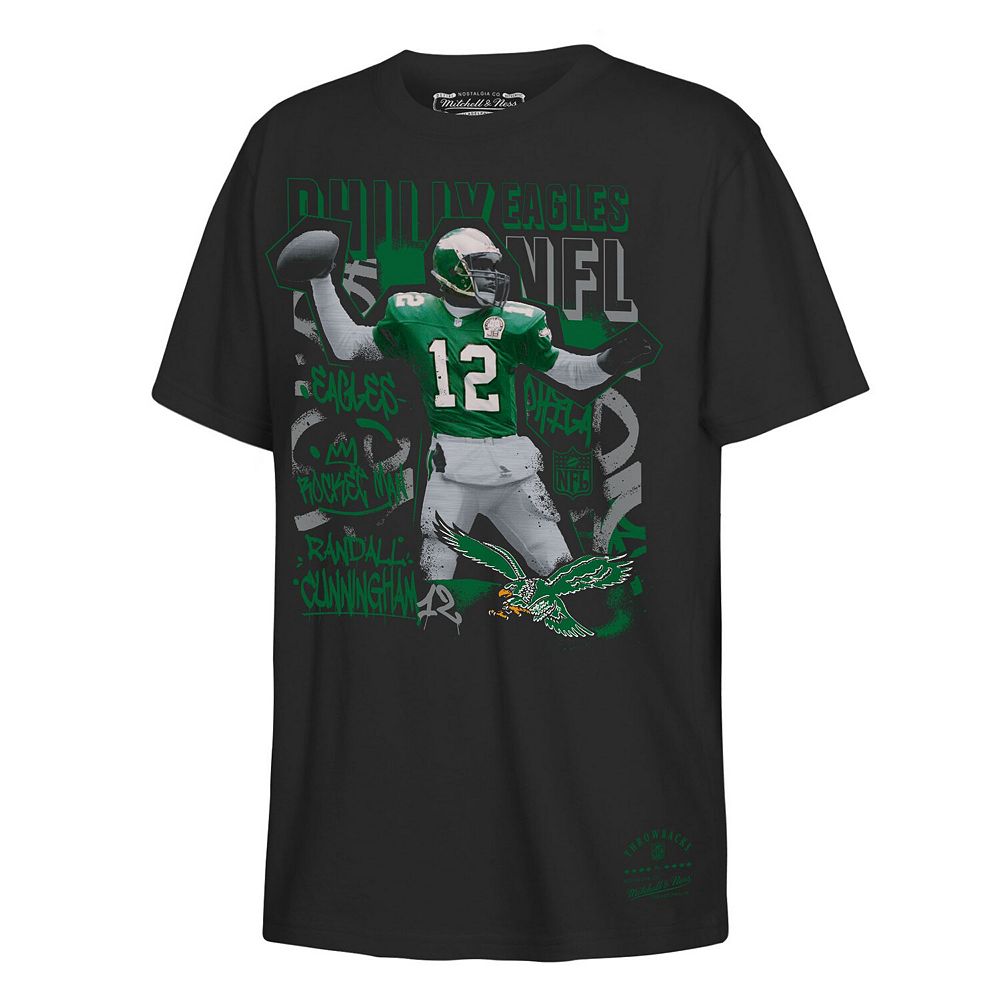 Youth Mitchell & Ness Randall Cunningham Black Philadelphia Eagles Star ...