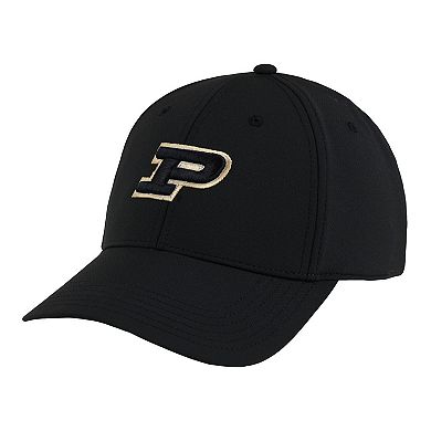 Men's Ahead Black Purdue Boilermakers Stratus Adjustable Hat