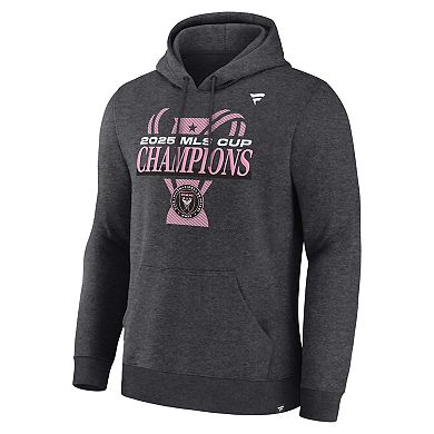 Men's Fanatics Heather Charcoal Inter Miami CF 2025 MLS Cup Champions ...